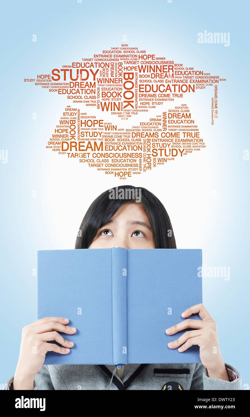 a student under a graduation hat Stock Photo - Alamy