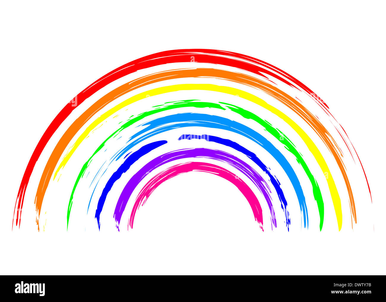 Vector rainbow icon Stock Photo - Alamy