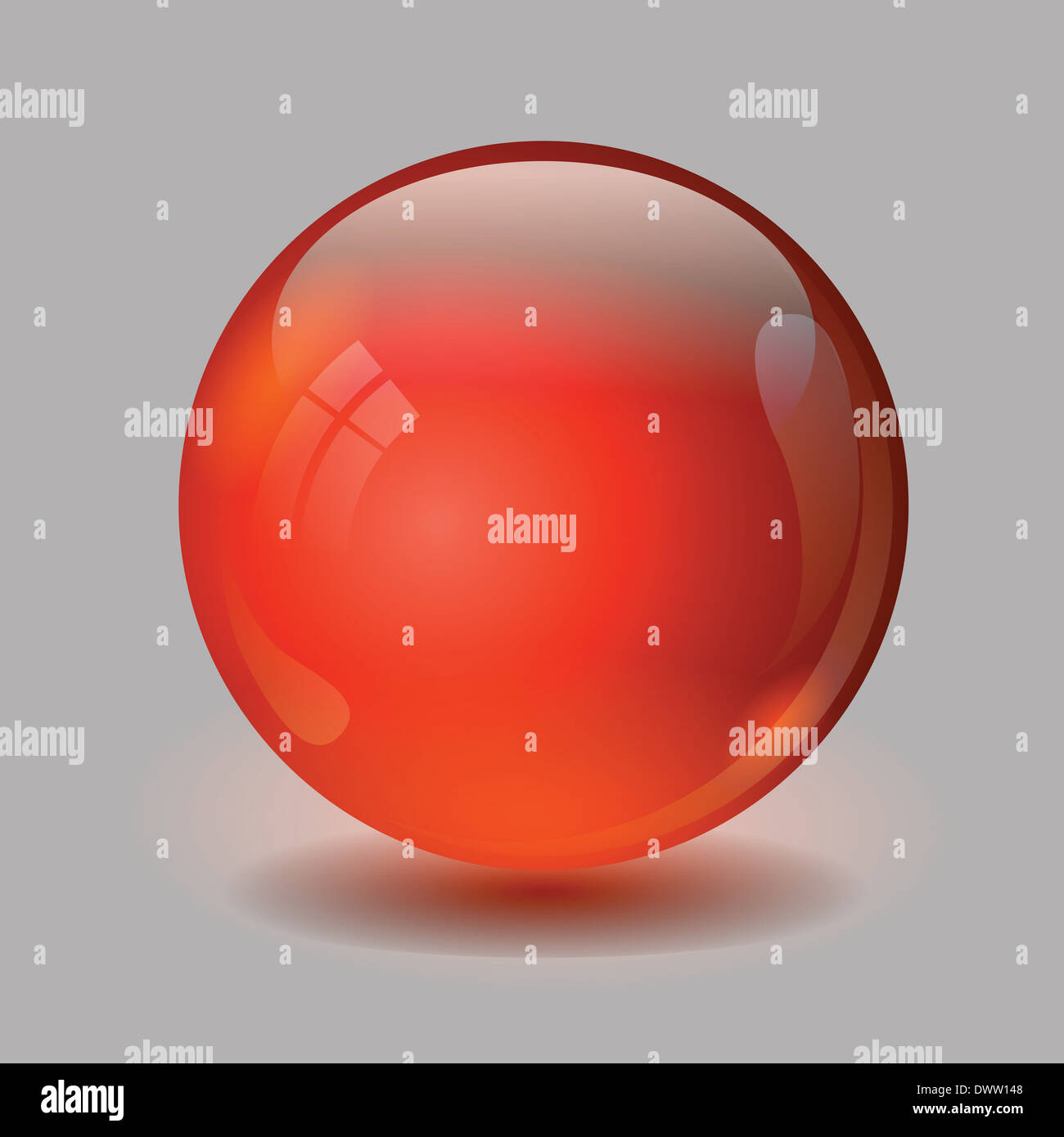 colorful illustration with red ball for your design Stock Photo - Alamy