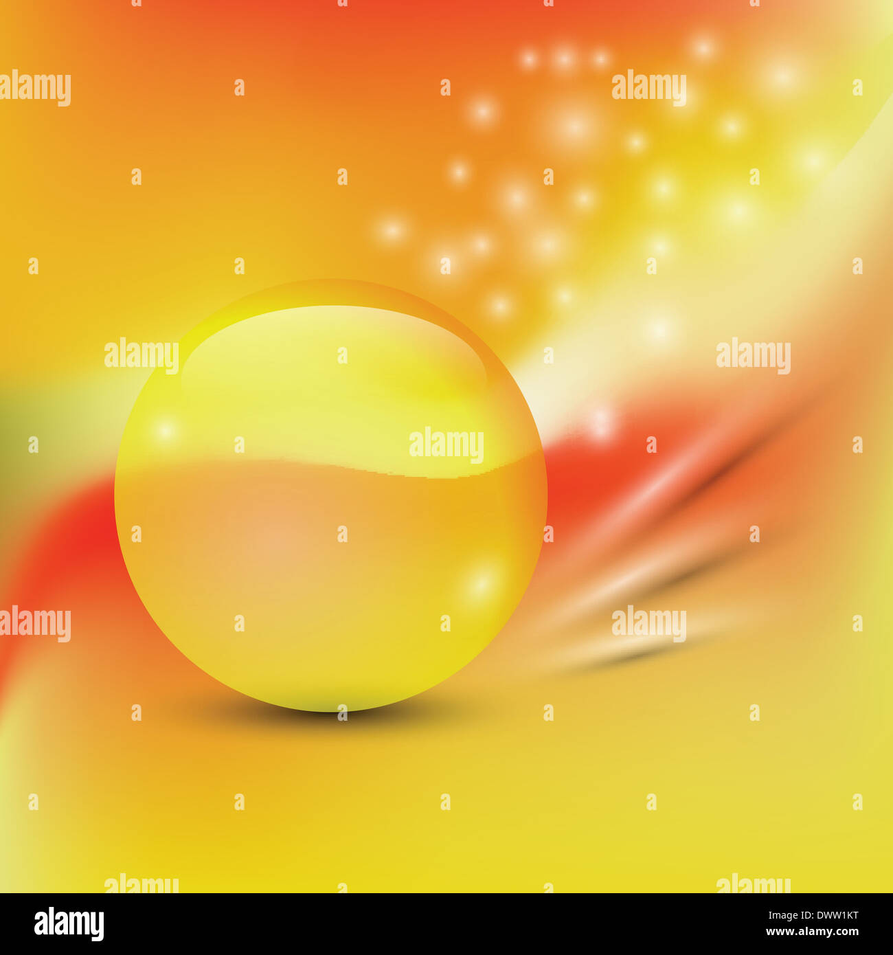 colorful background with yellow sphere for your design Stock Photo - Alamy