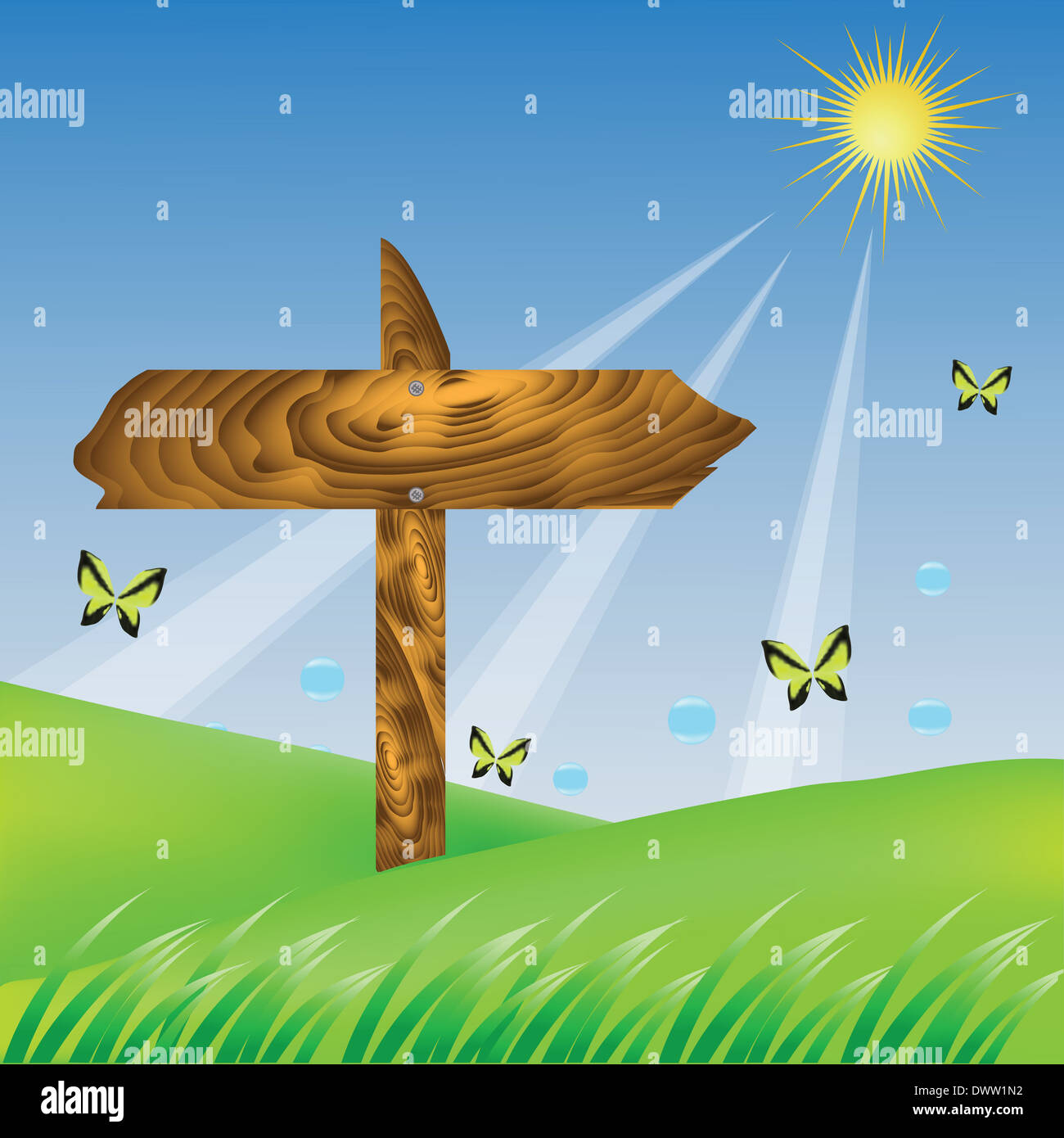 colorful background with arrow desk for your design Stock Photo - Alamy