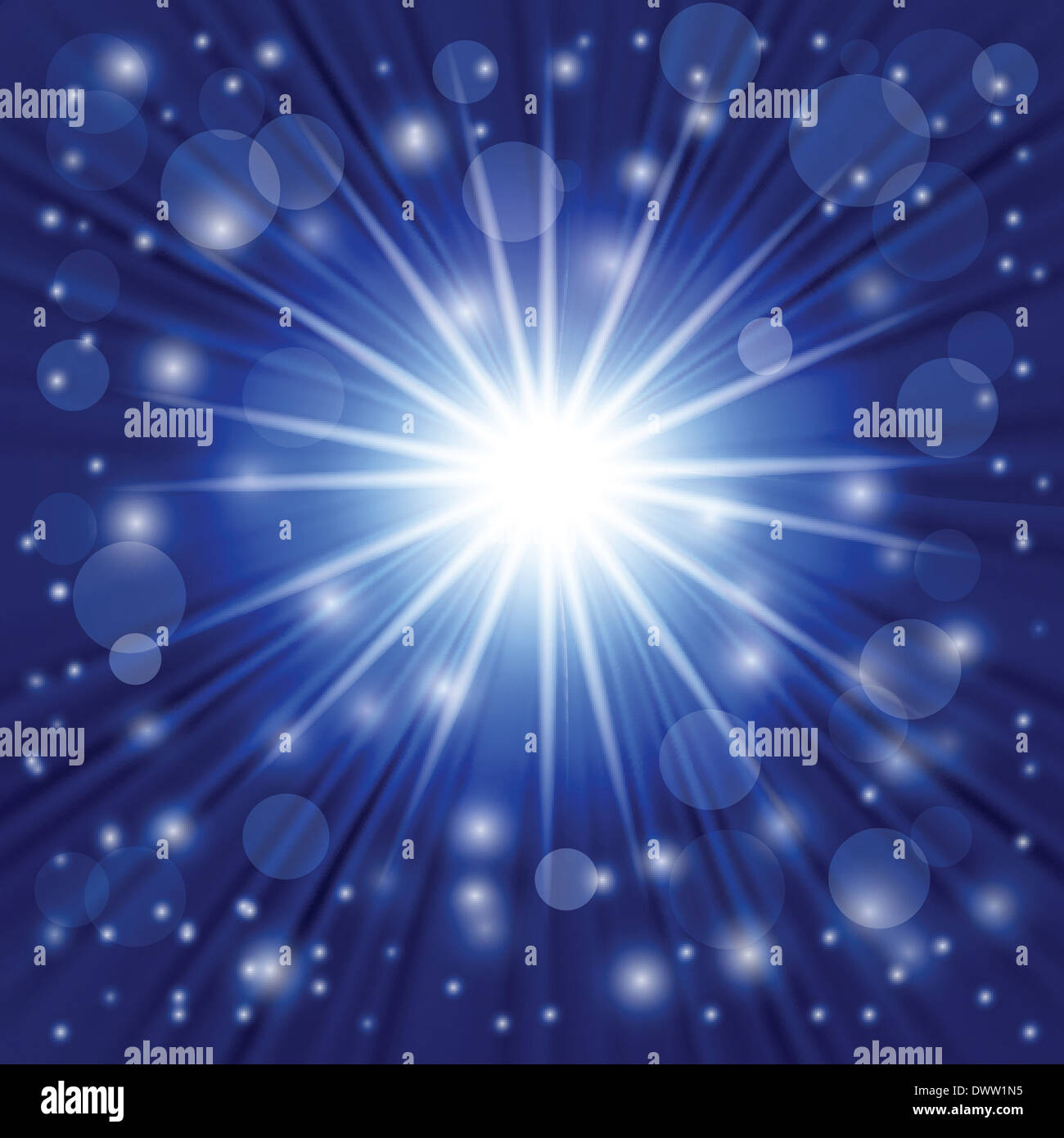 colorful illustration with sun background for your design Stock Photo ...