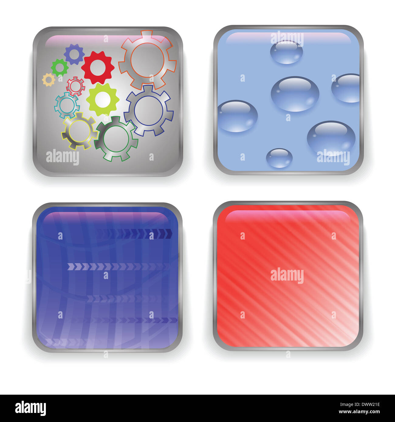 set of buttons for your design Stock Photo - Alamy