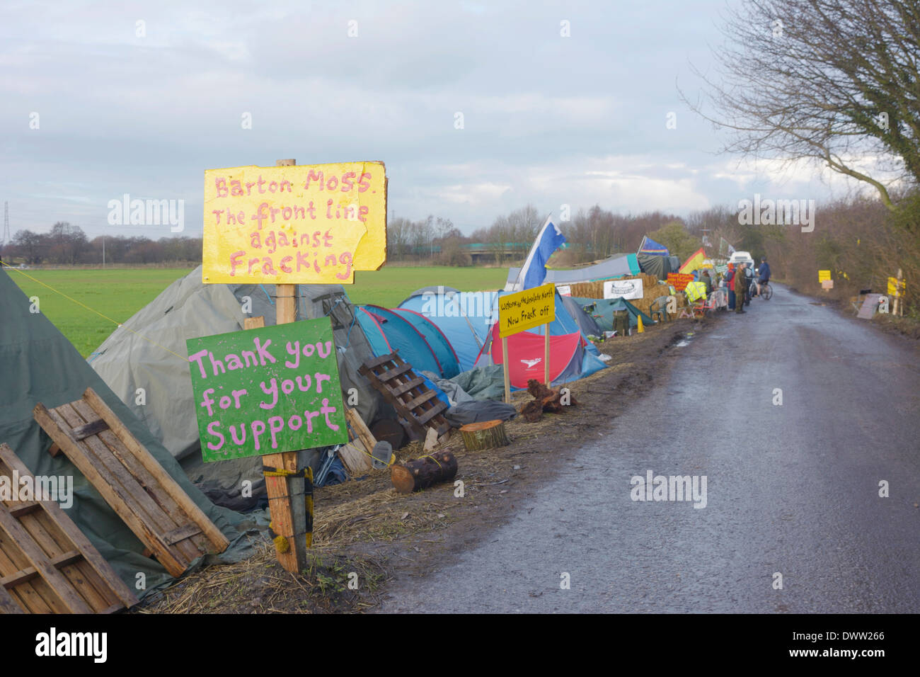 Barton Moss Protection Camp Stock Photos & Barton Moss Protection Camp ...