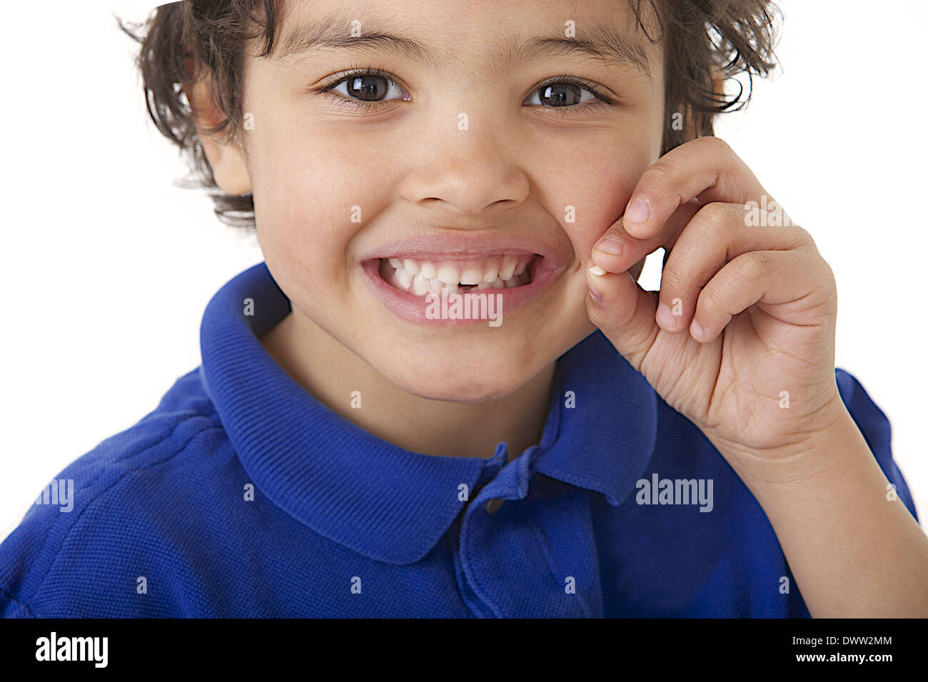 Tooth child portrait Stock Photo - Alamy