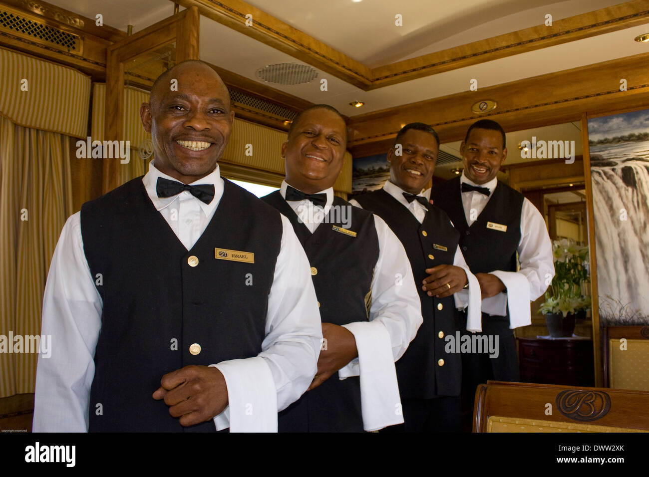 Helpful staff train hi-res stock photography and images - Alamy