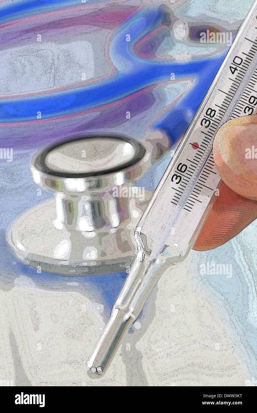 Medical material drawing Stock Photo - Alamy