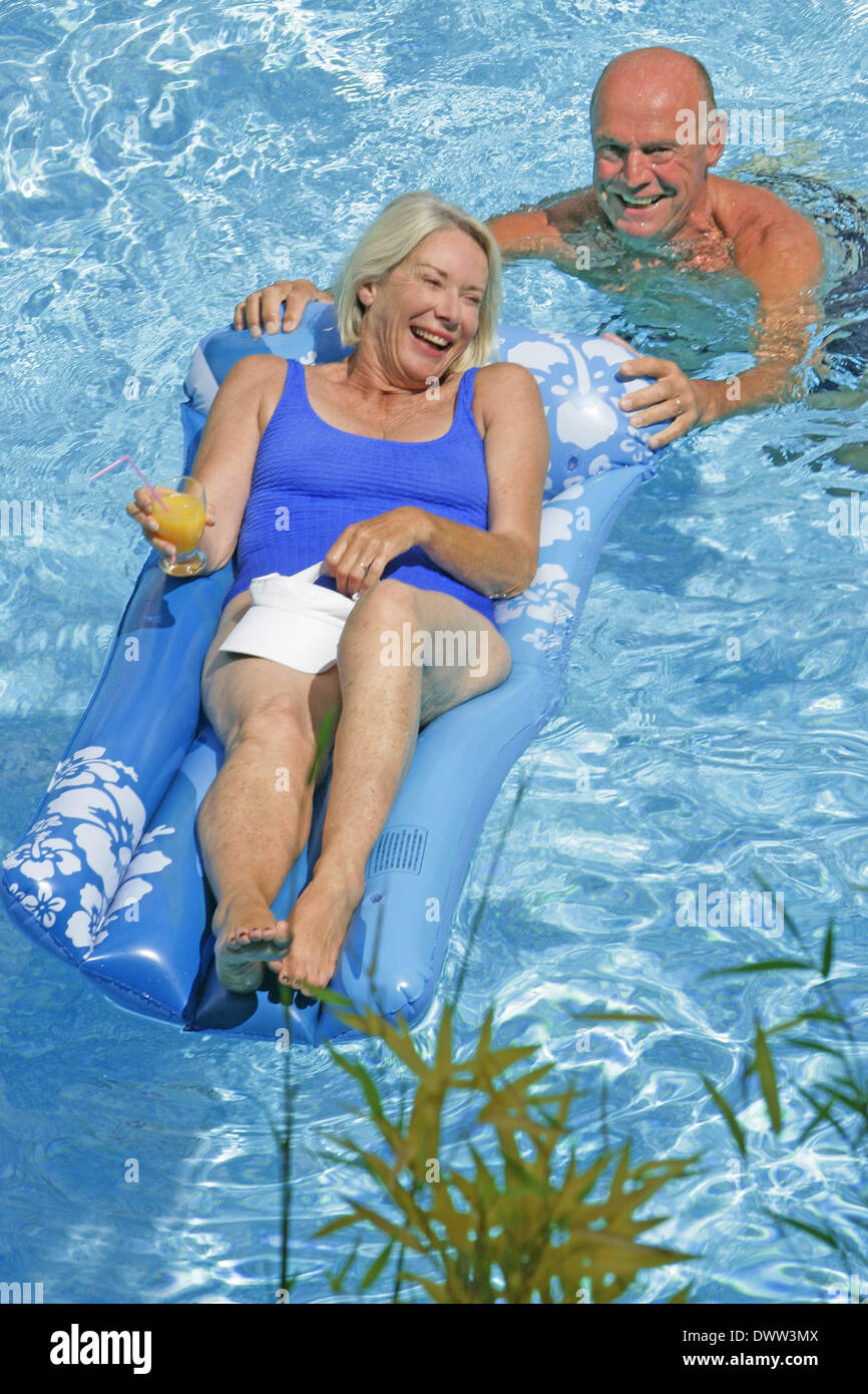 60 year old woman swimming hi-res stock photography and images - Alamy