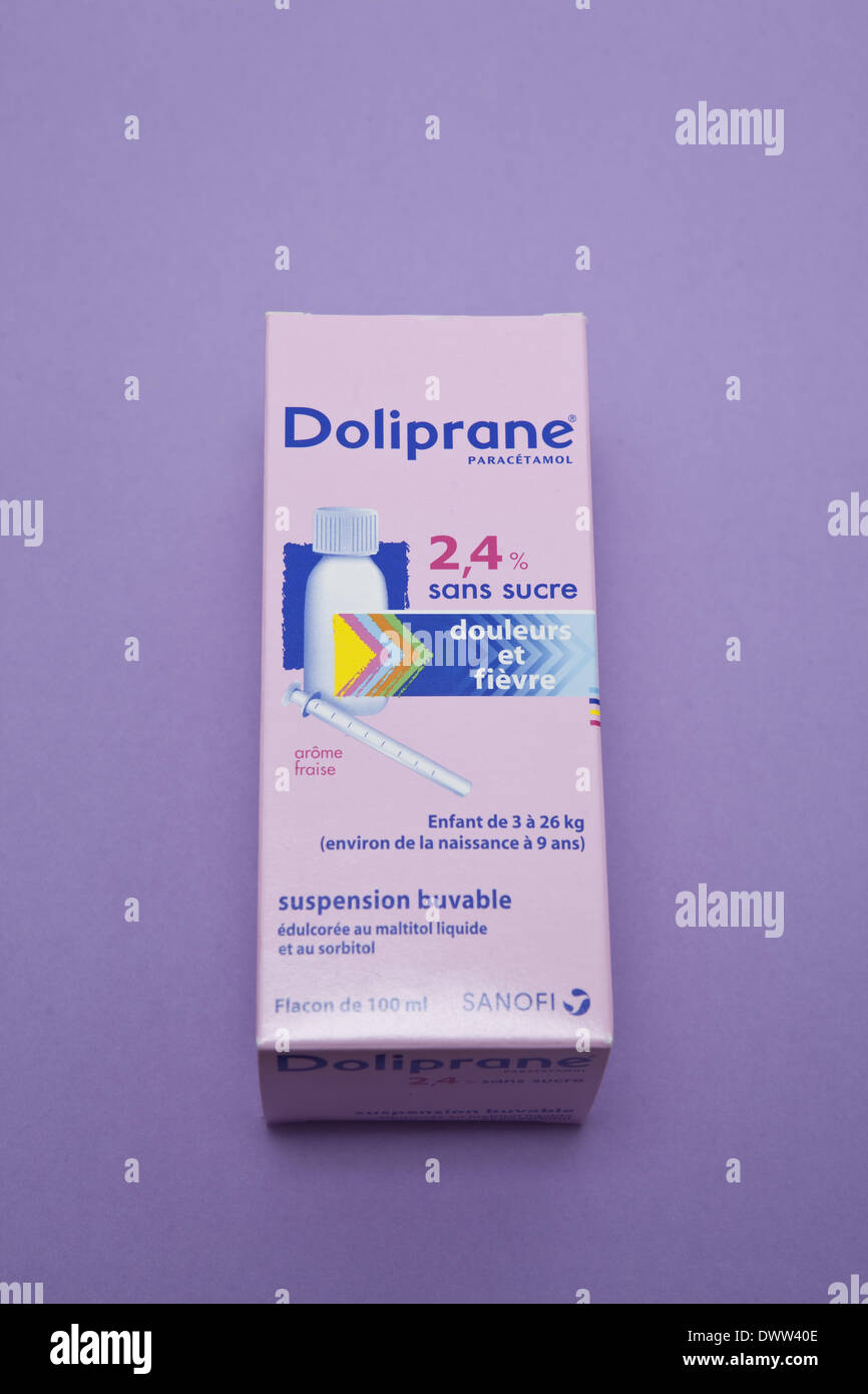 Doliprane box hi-res stock photography and images - Alamy