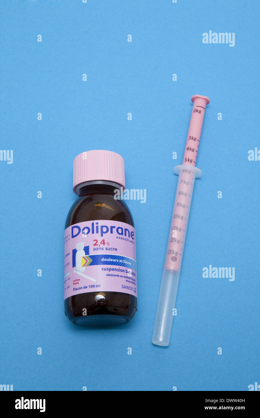 Doliprane child hi-res stock photography and images - Alamy