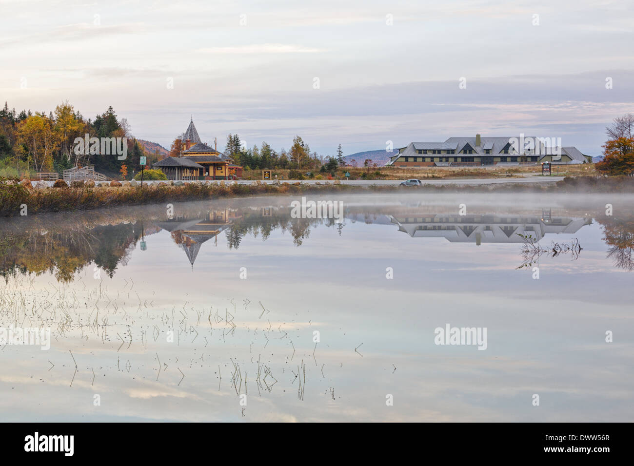 Crawford Notch State Park - Saco Lake in the White Mountains, New ...