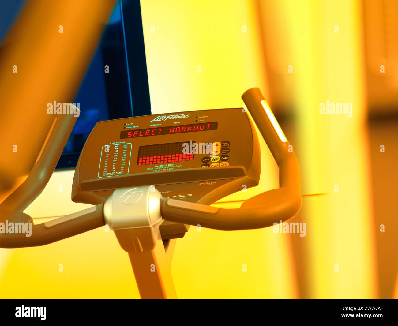 Running machine bicycle hi-res stock photography and images - Alamy