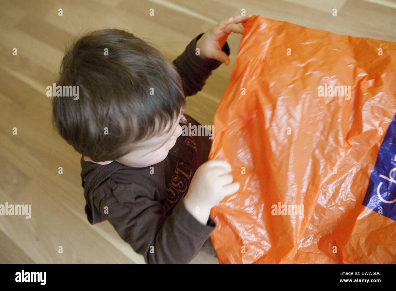 Home accident child Stock Photo - Alamy
