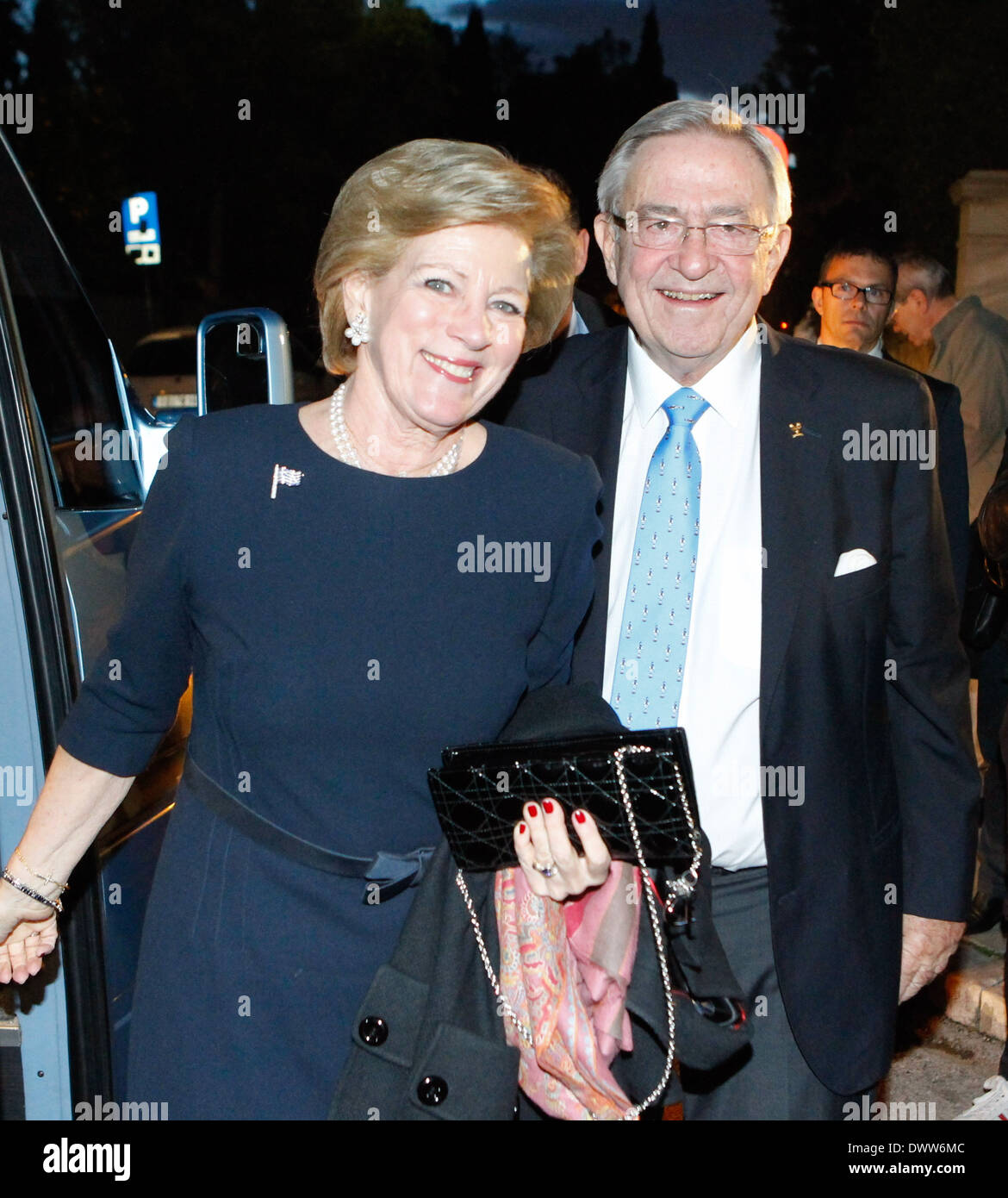 King constantine ii of greece and queen anne marie of greece hi-res ...