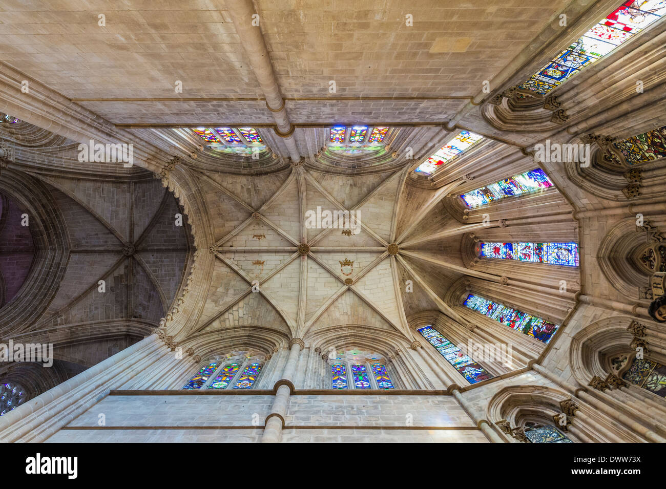 Dominican abbey of Santa Maria de Vitoria, Choir ceiling, Batalha ...
