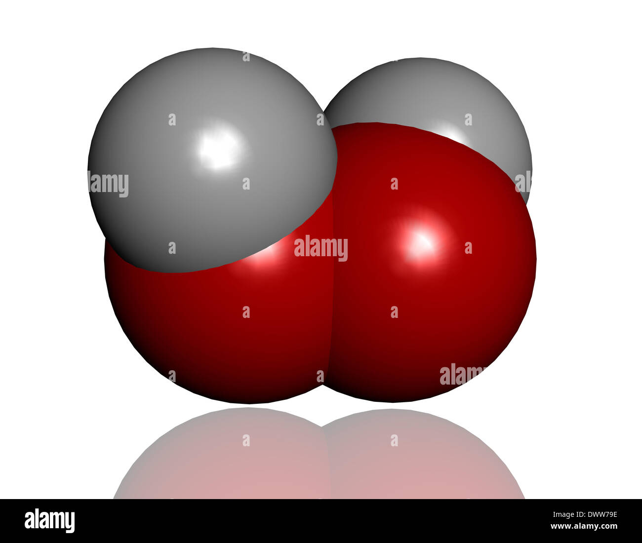 Oxygened water molecule Stock Photo - Alamy