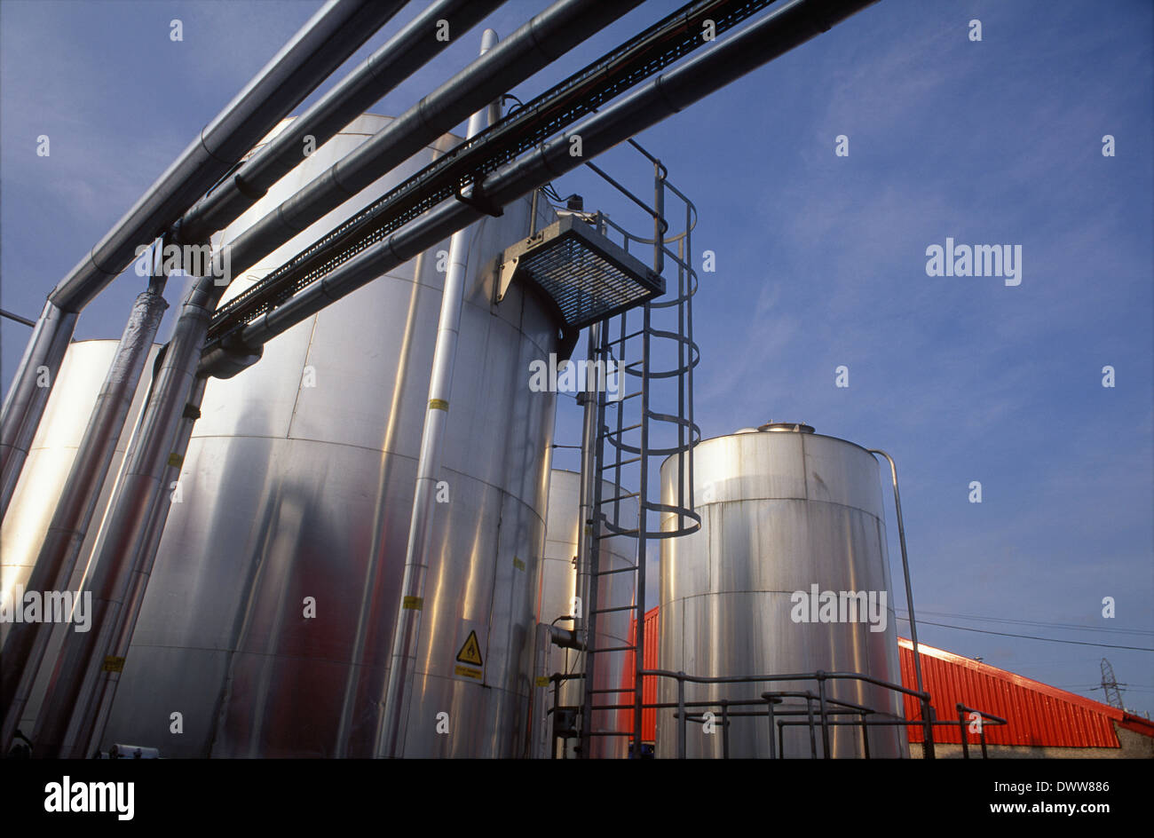 Chemical Storage Tanks Stock Photo - Alamy