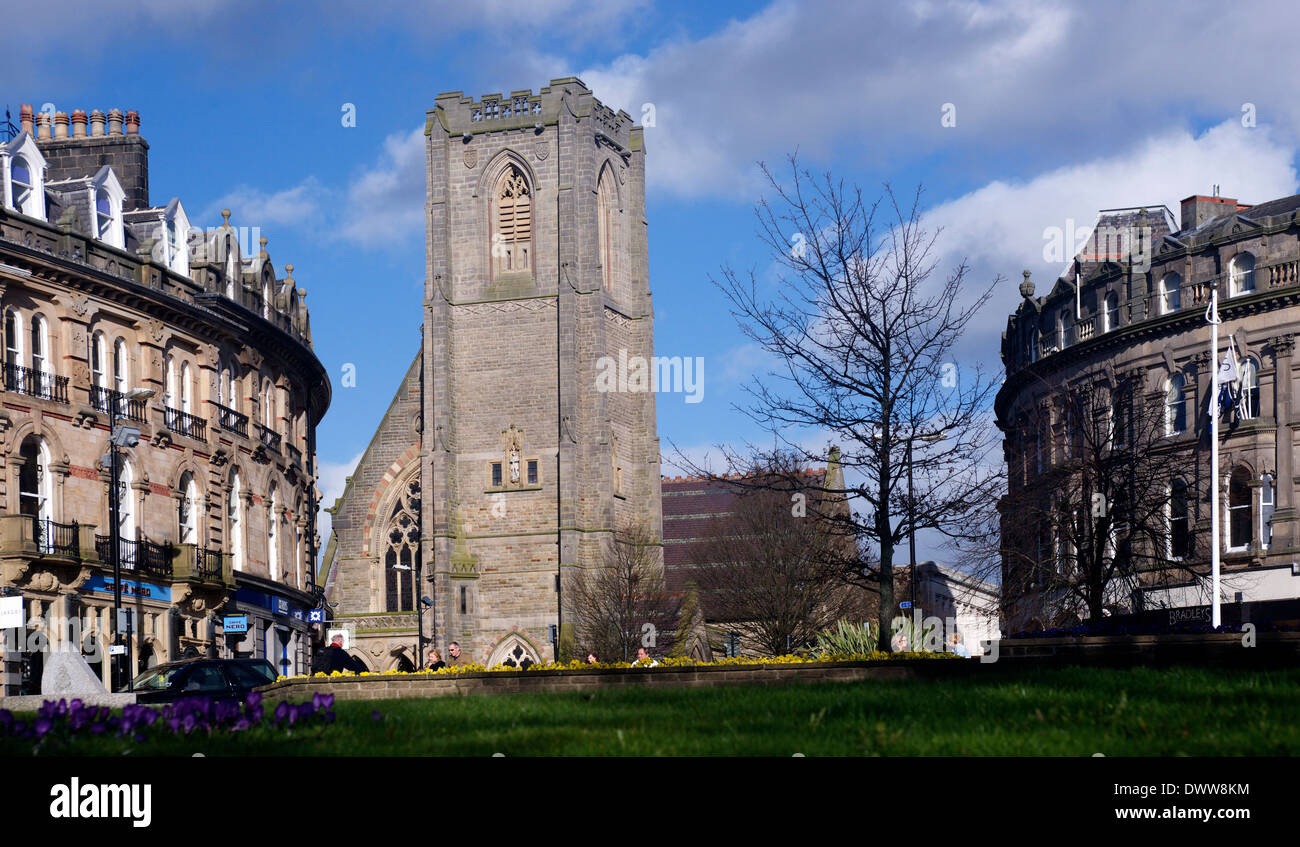 st peter's church in harrogate town centre Stock Photo - Alamy