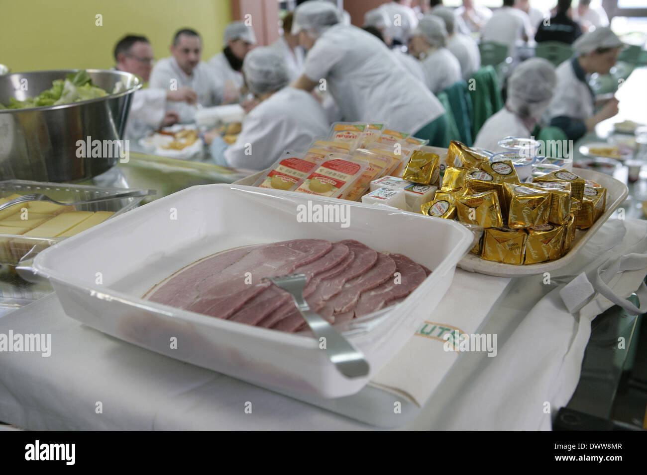 Woman cheese kitchen europe hi-res stock photography and images - Alamy