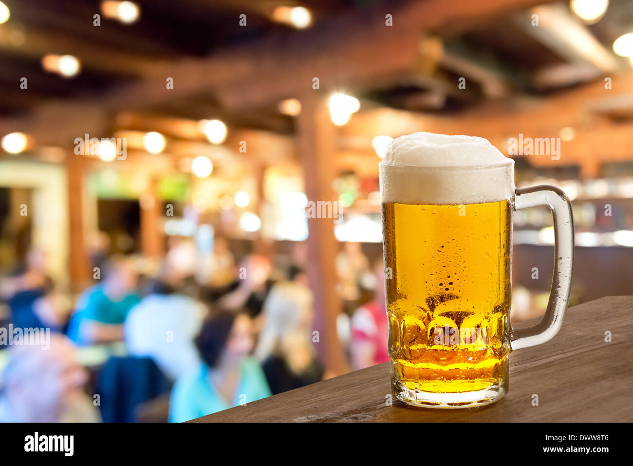 Waiter lager beer hi-res stock photography and images - Alamy