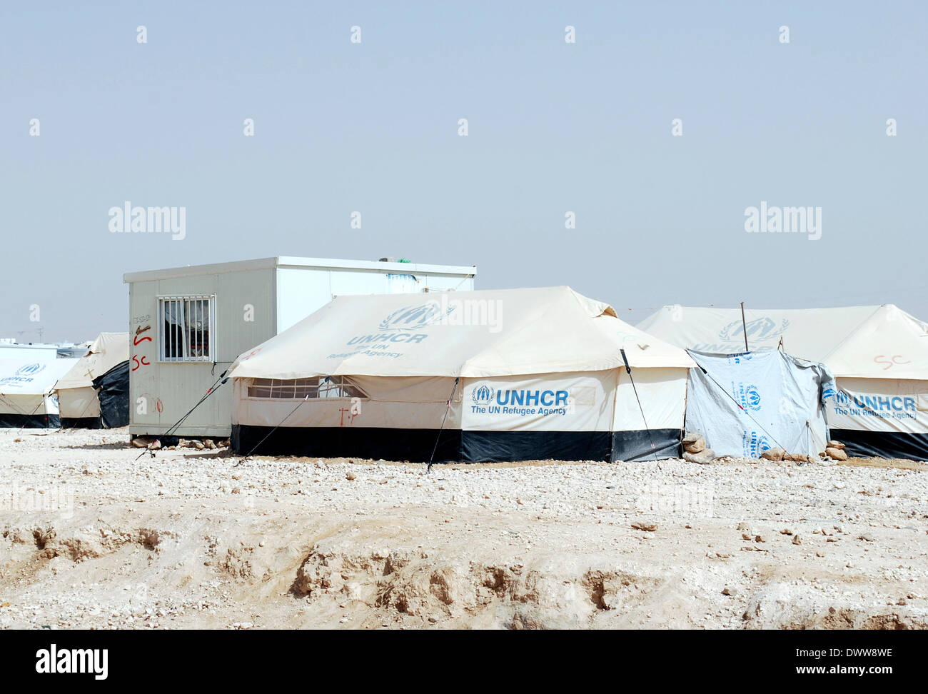 The Zaatari refugee camp in Jordan on March 4, 2014 (CTK Photo/Tereza ...