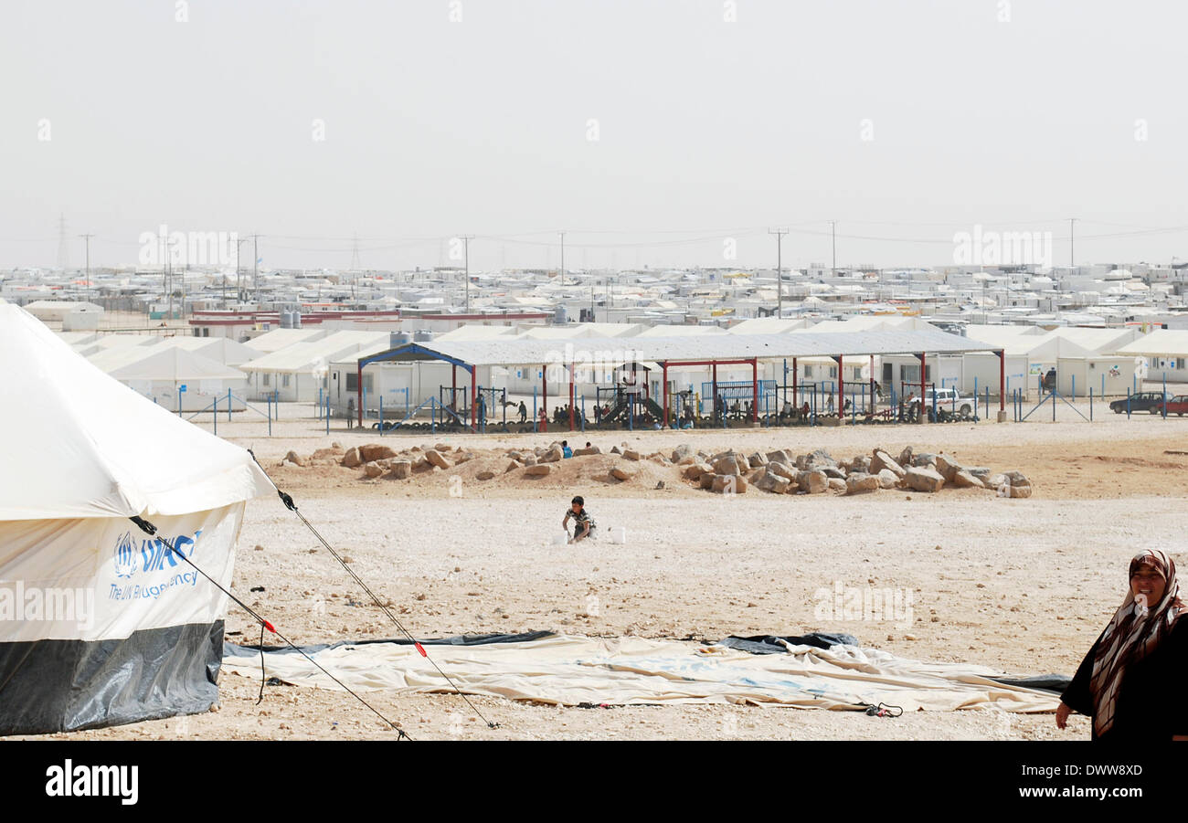The Zaatari refugee camp in Jordan on March 4, 2014 (CTK Photo/Tereza ...