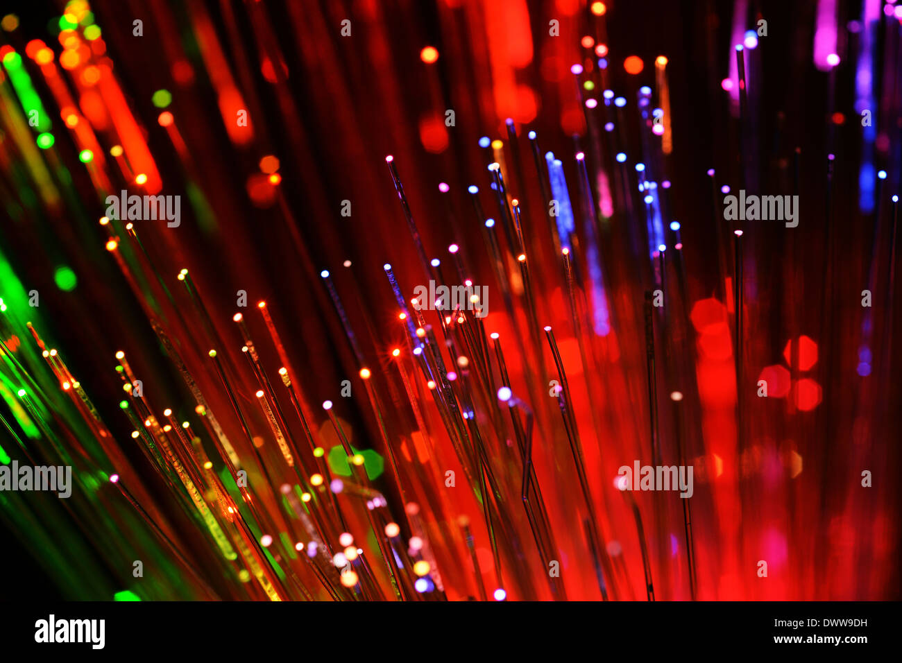 Fibre optics bunch hi-res stock photography and images - Alamy