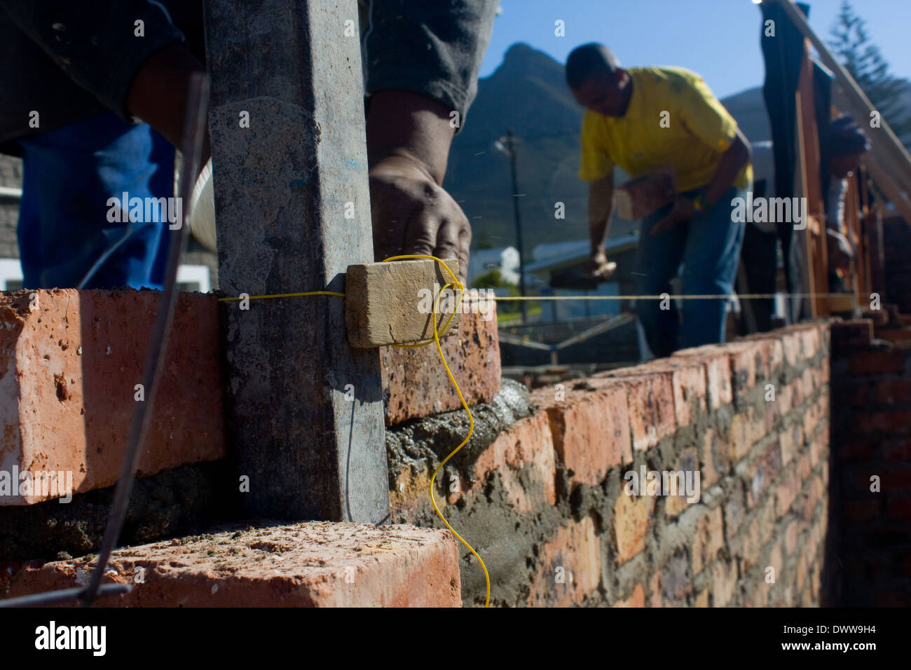 Builing line is slightly elastic. This is used to indicate a level to ...