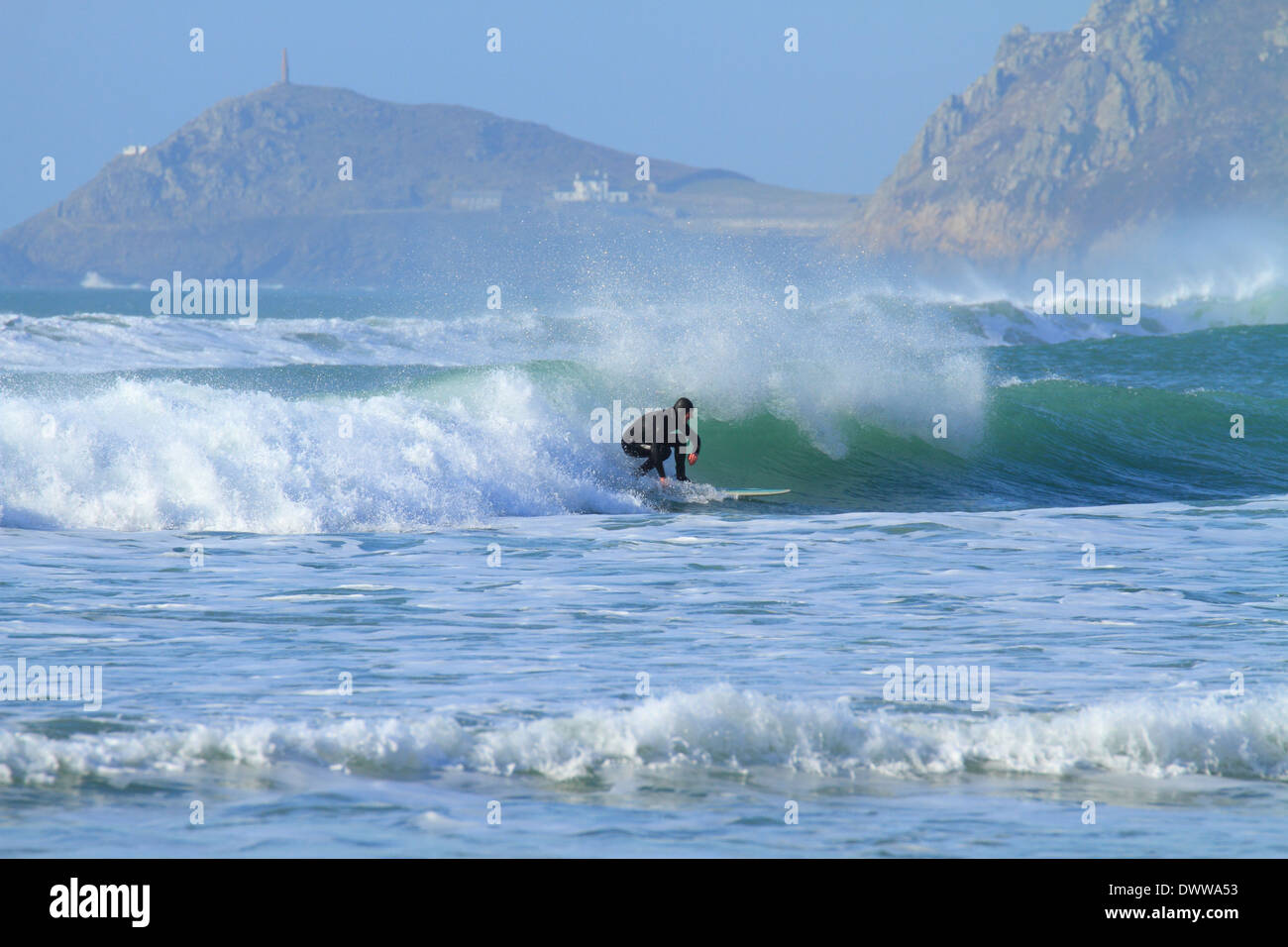 Whitesands bay surfing hi-res stock photography and images - Alamy