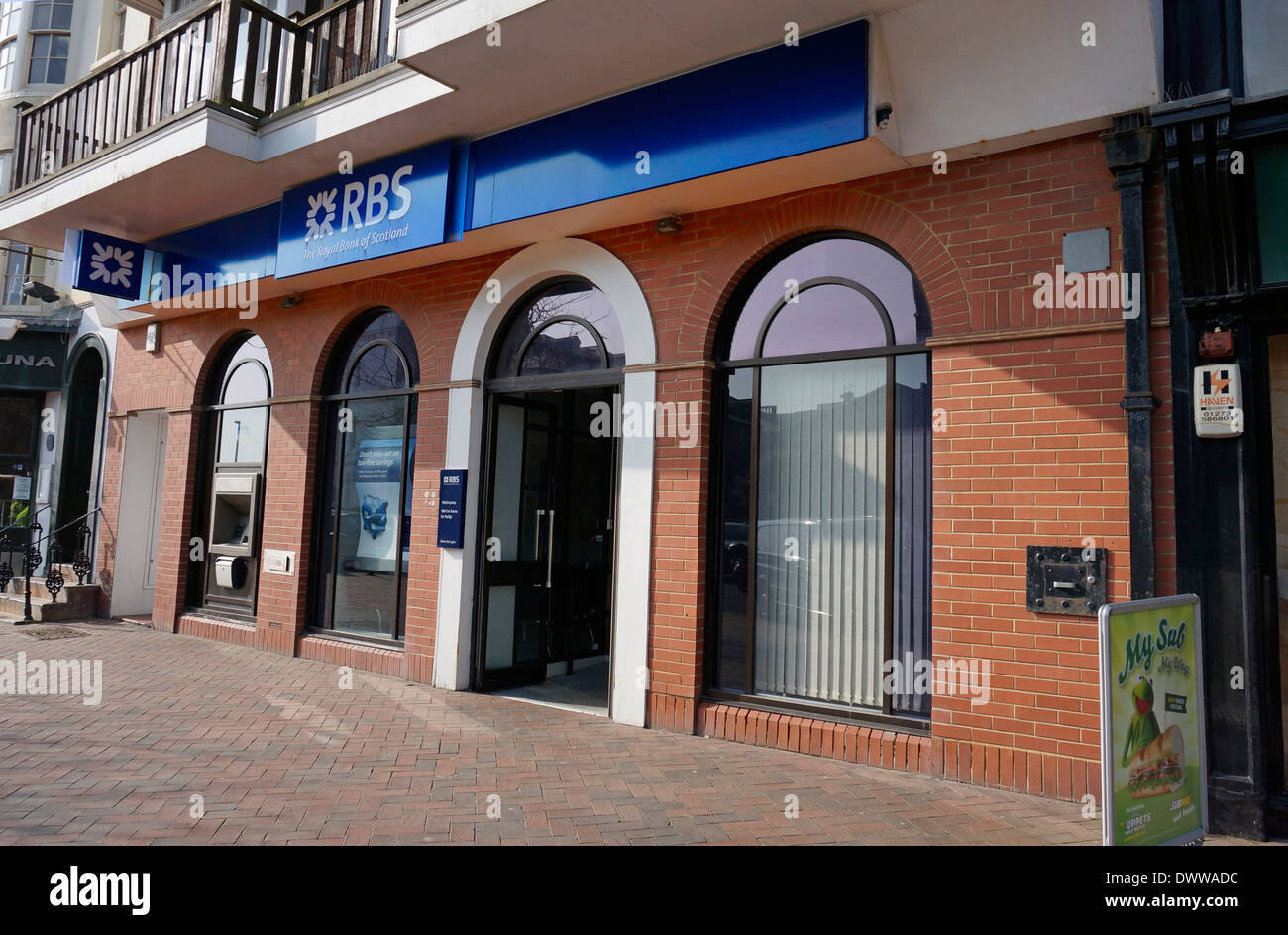 Royal Bank of Scotland RBS building society Worthing West Sussex UK ...