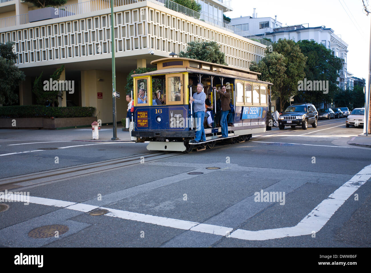 Trams, San Francisco, California, USA Stock Photo - Alamy