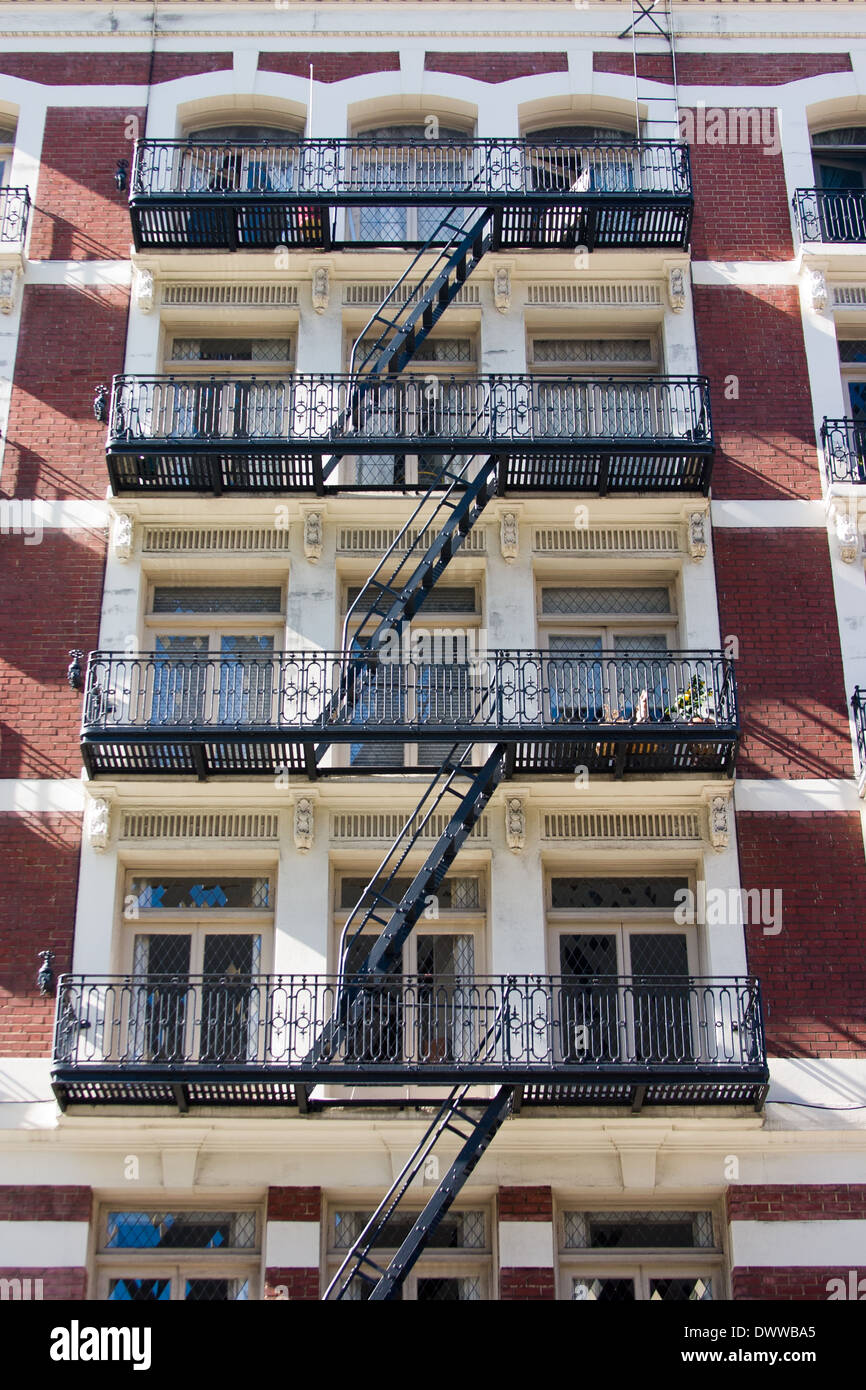 Fire Escapes, San Francisco, California, USA Stock Photo - Alamy