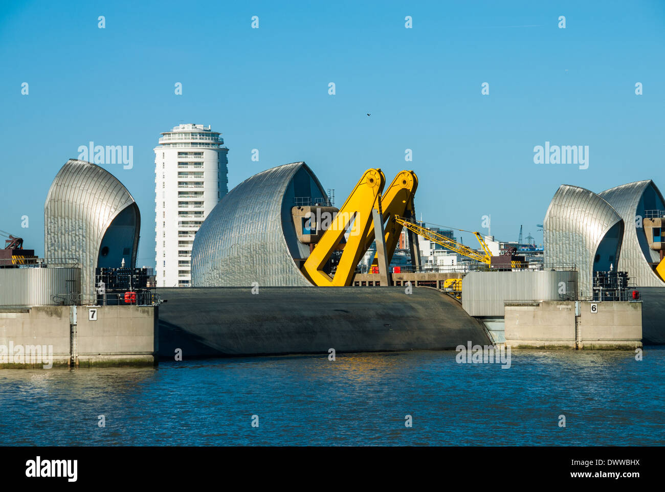 The Thames Barrier, London. UK Stock Photo - Alamy
