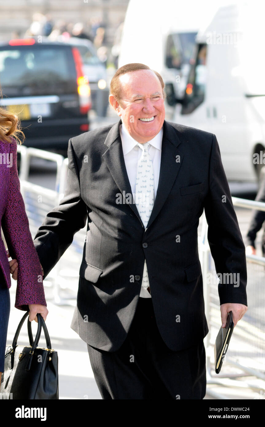 Andrew Neil, Scottish journalist and broadcaster, with partner Susan ...