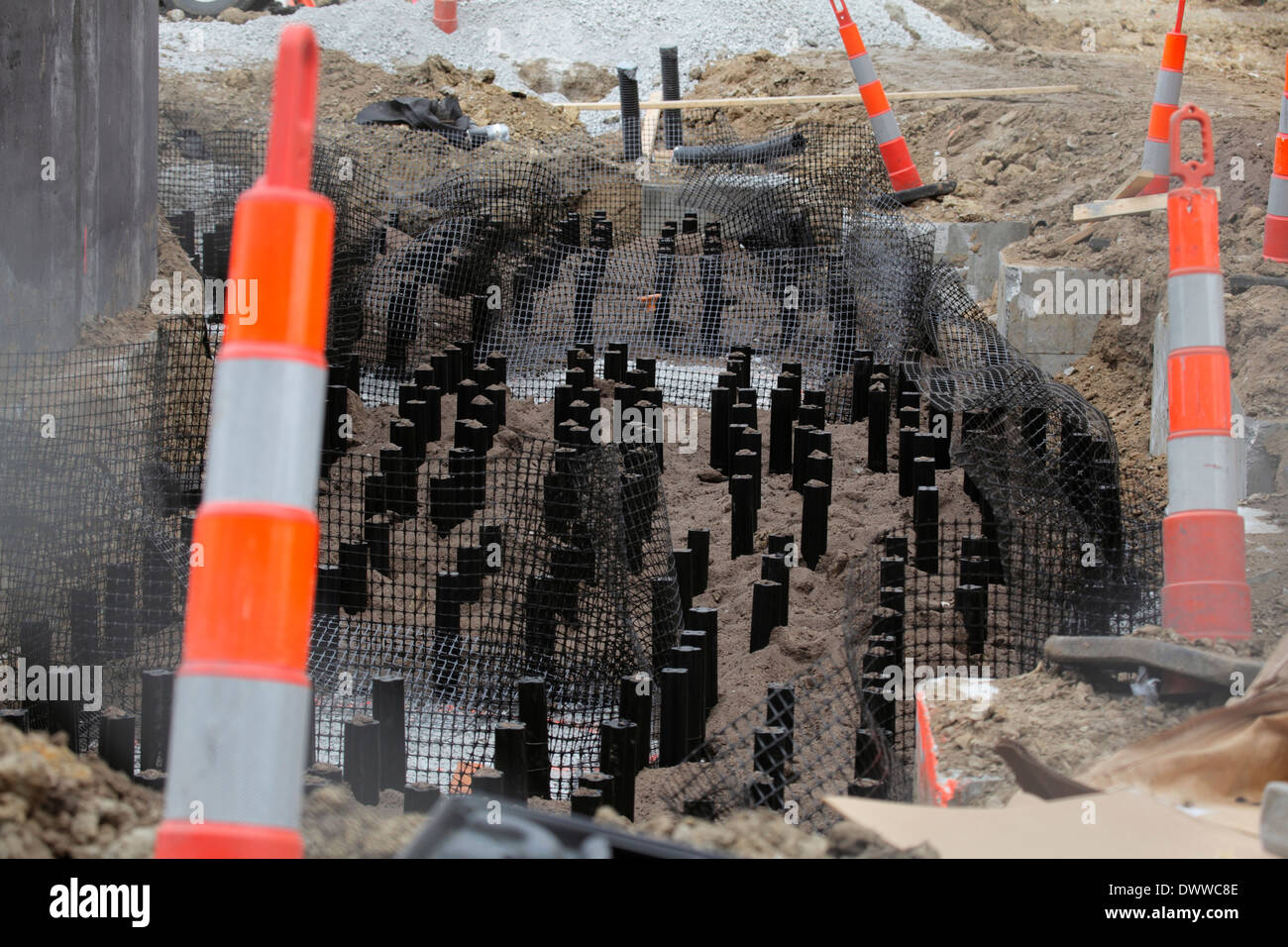 Silva Cell emplacement installation Stock Photo - Alamy