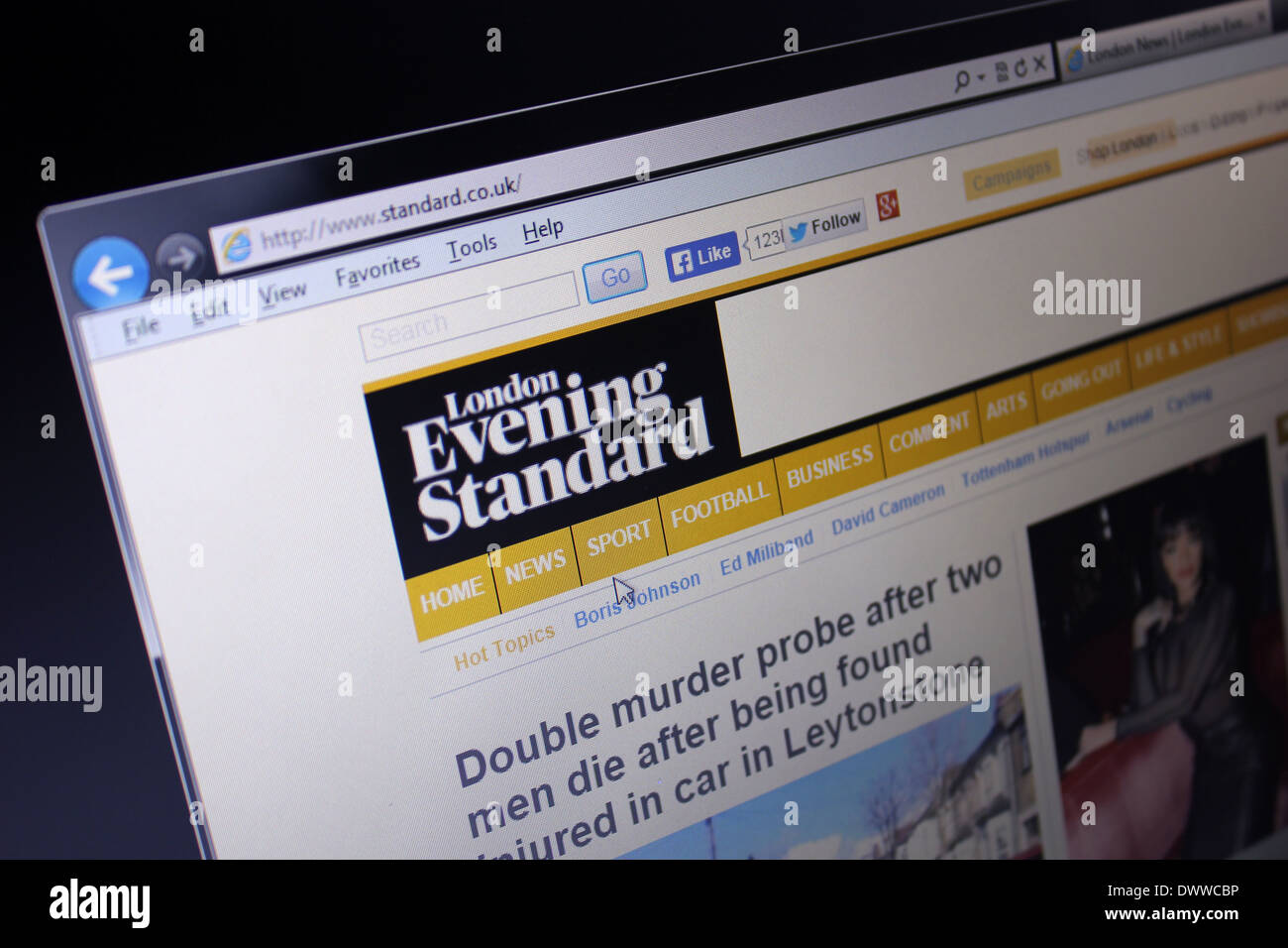 The london evening standard hi-res stock photography and images - Alamy