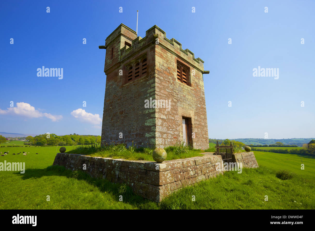 St Oswald's Church Belltower, Kirkoswald Eden Valley, Cumbria, England ...