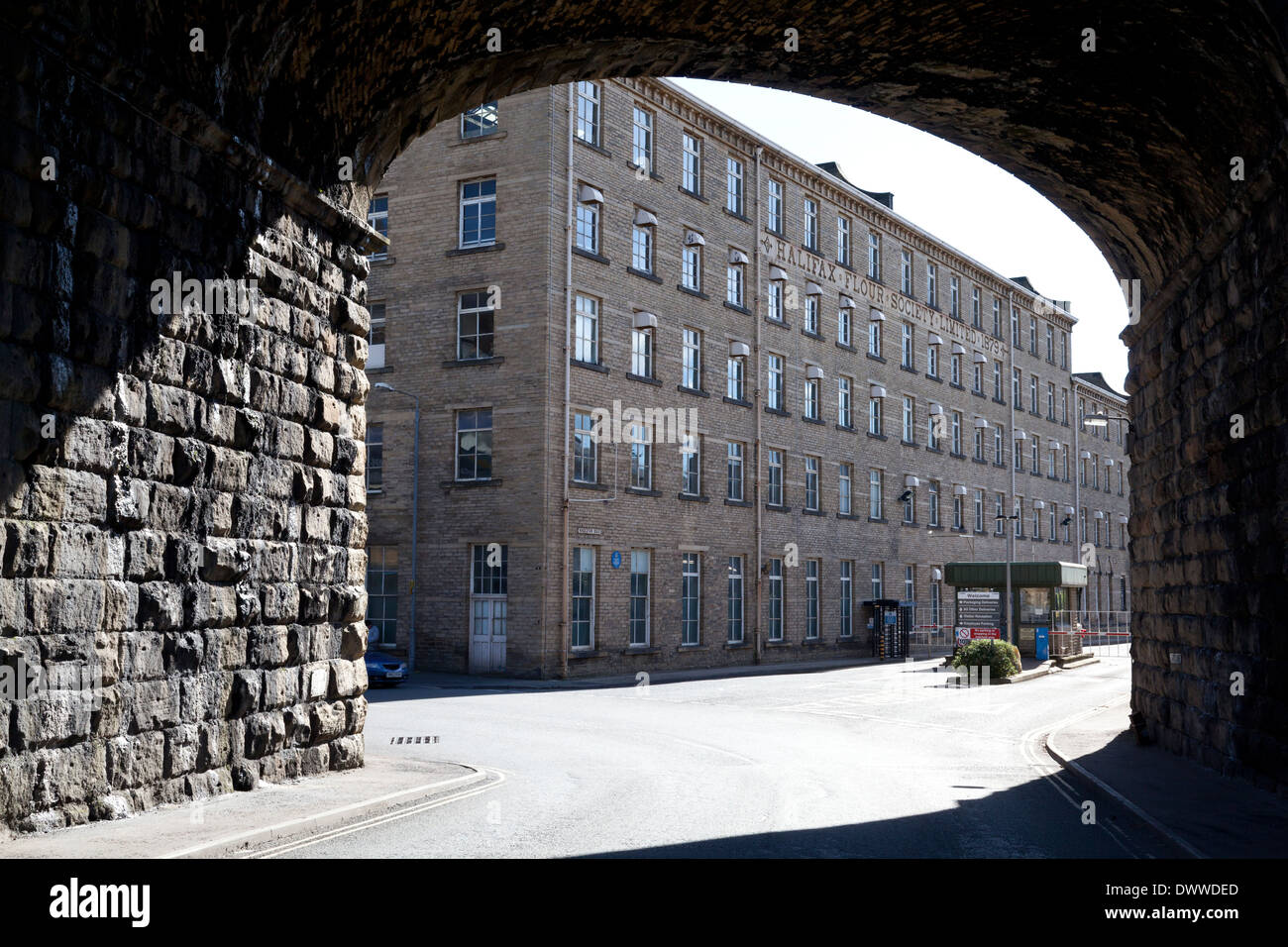 Former Halifax Flour Society corn mill, now owned by Nestlé, Halifax ...