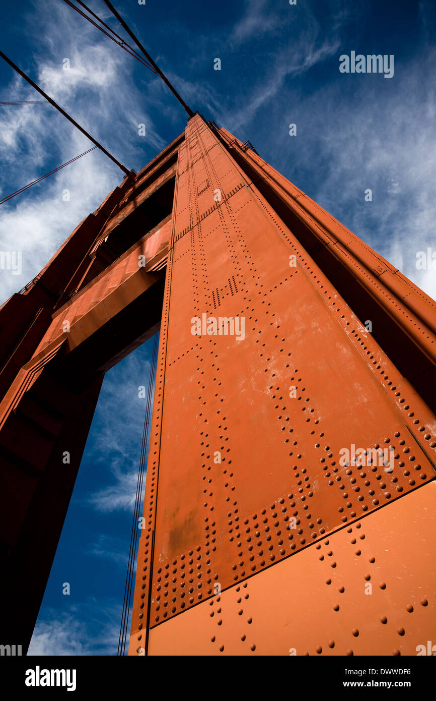 Structure Detail, Golden Gate Bridge, San Francisco, California, USA ...