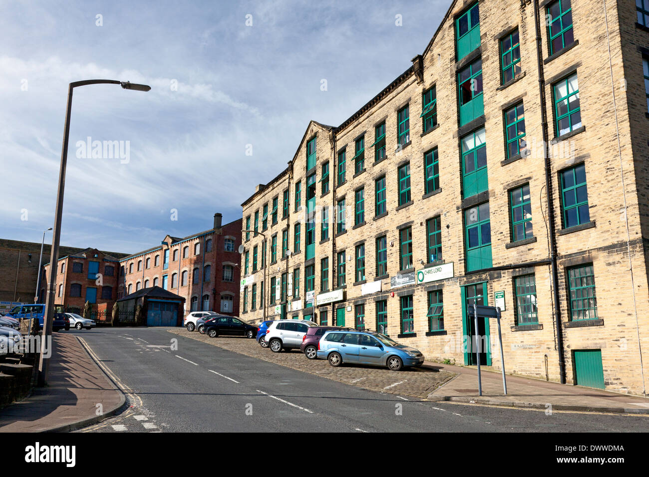 The former Greenwoods Mill now converted into retail and industrial ...