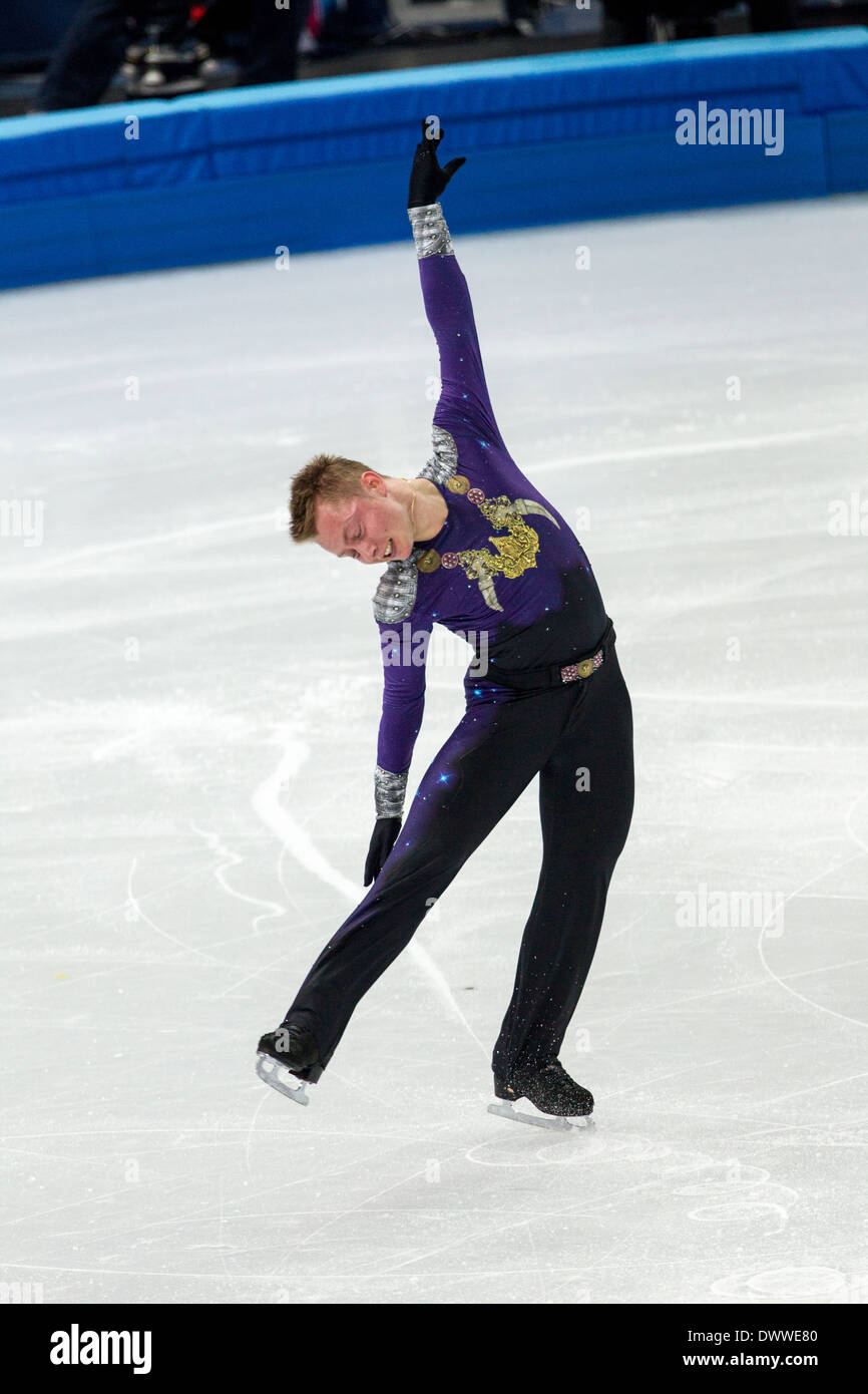 Alexander Majorov (SWE) competing in the Men's Free Skating Figure ...