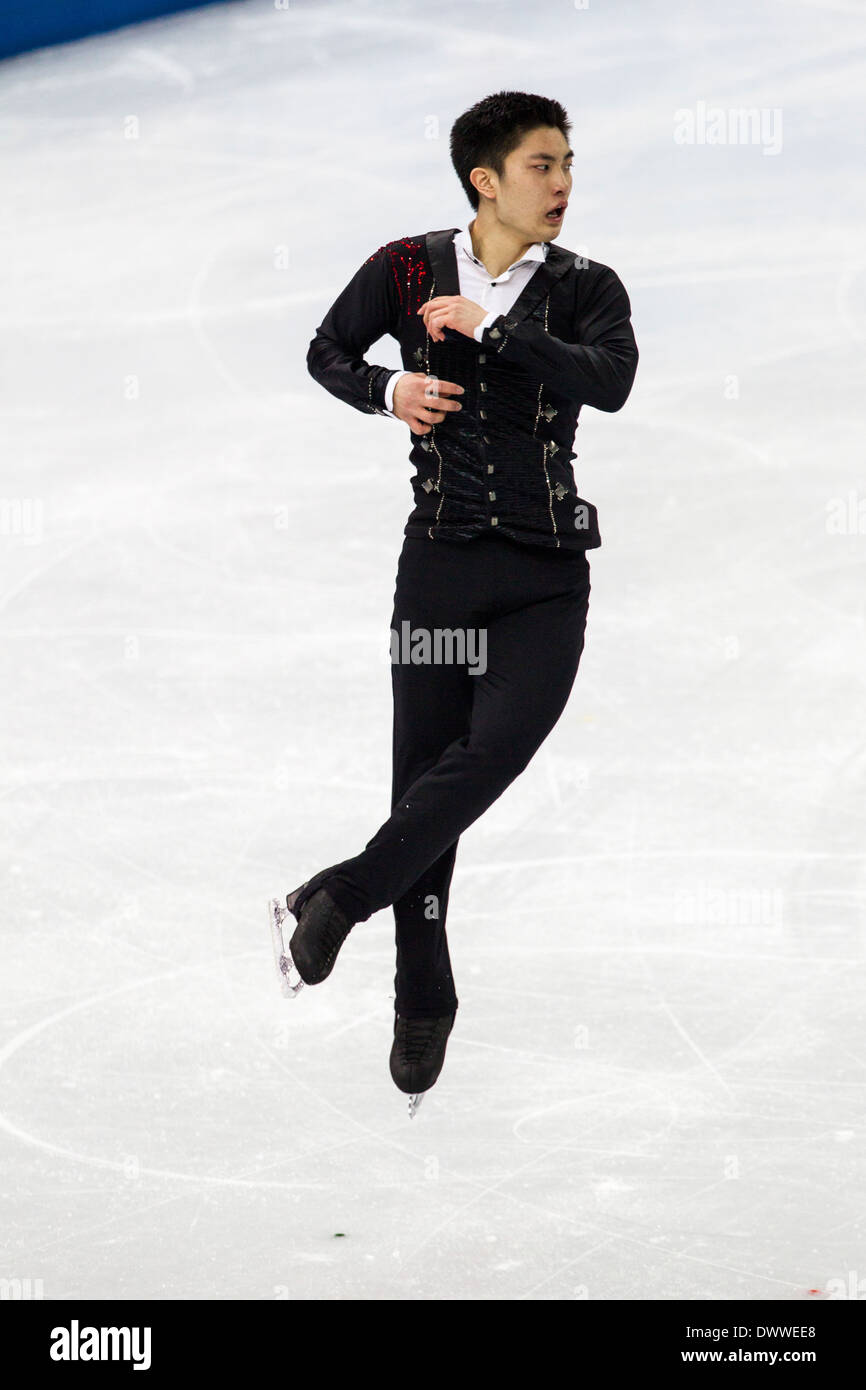 Han Yan (CHN) competing in the Men's Free Skating Figure Skating at the ...