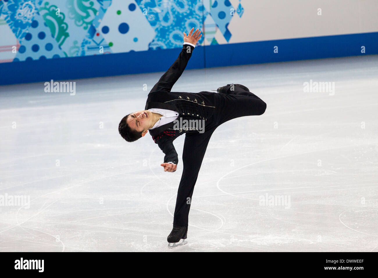 Han Yan (CHN) competing in the Men's Free Skating Figure Skating at the ...