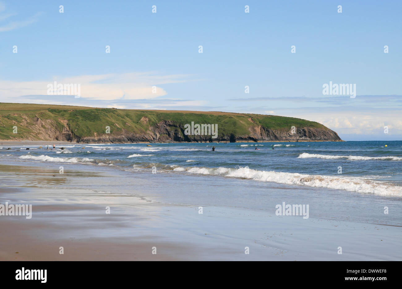 Aberdaron Bay Aberdaron Gwynedd Wales UK Stock Photo - Alamy