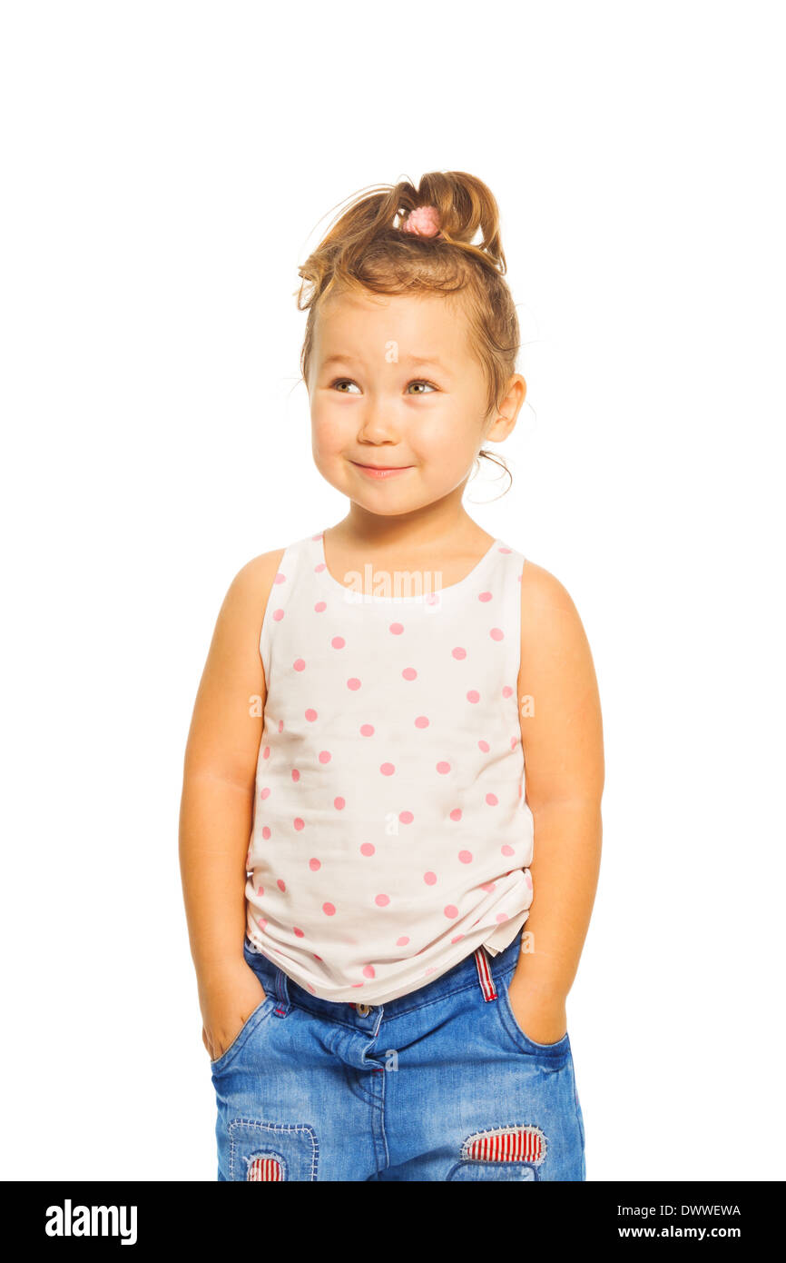 Shy schoolgirl hi-res stock photography and images - Alamy