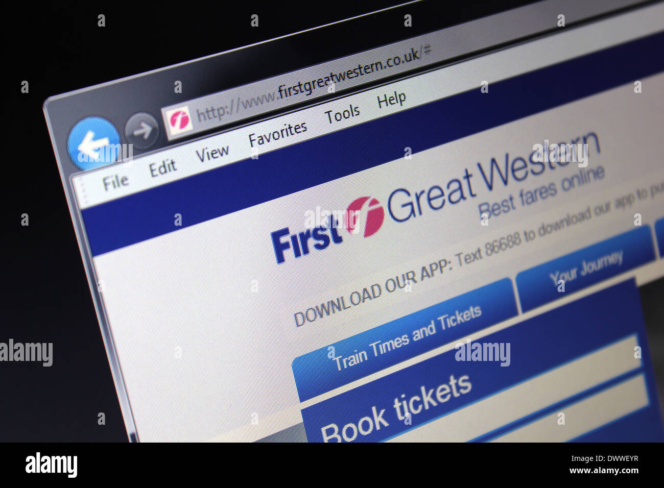 First great western ticket hi-res stock photography and images - Alamy