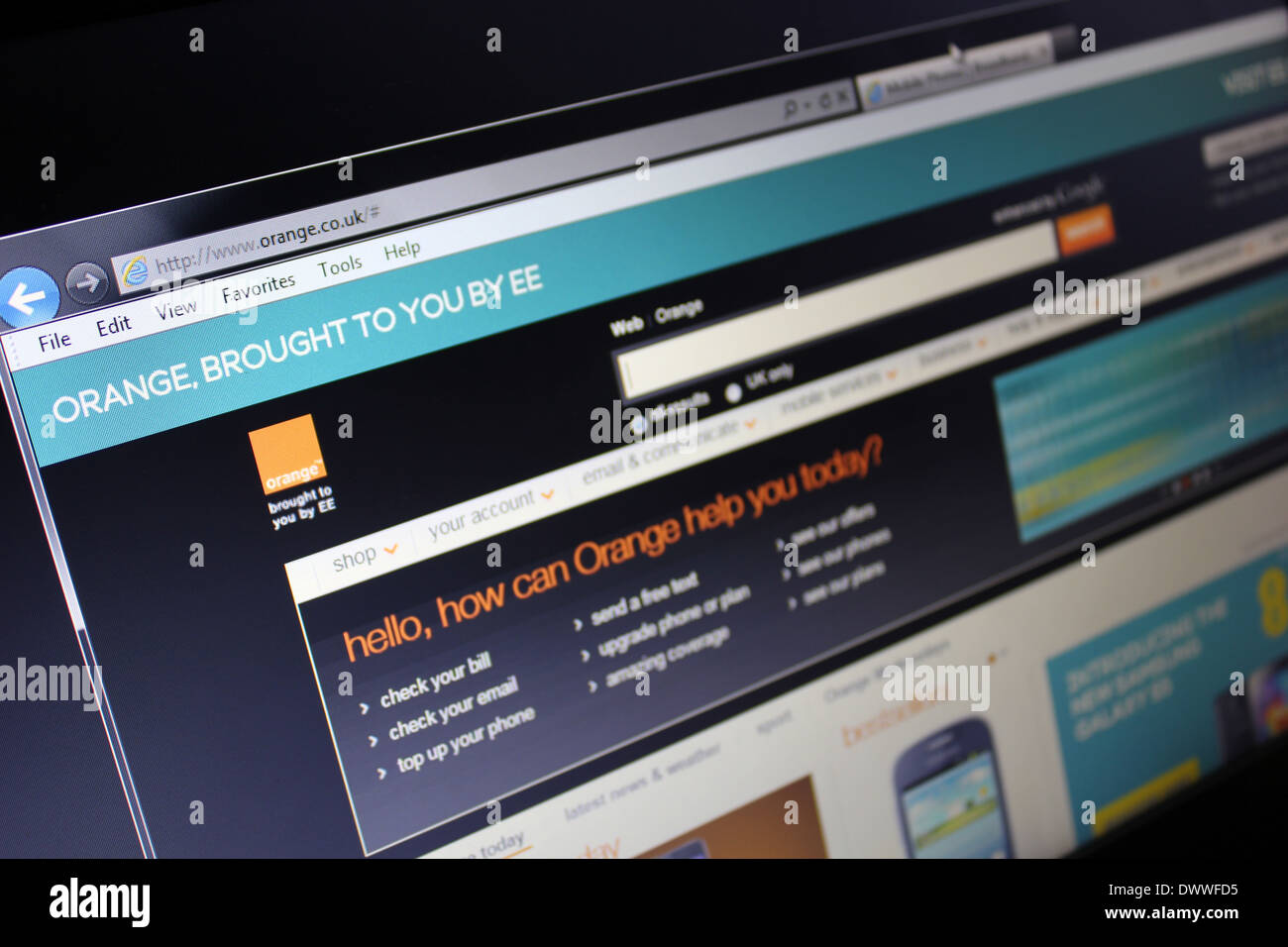Orange telecom hi-res stock photography and images - Alamy