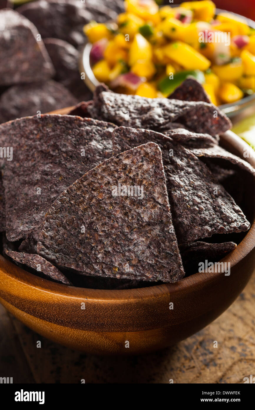 Blue corn chips hi-res stock photography and images - Alamy