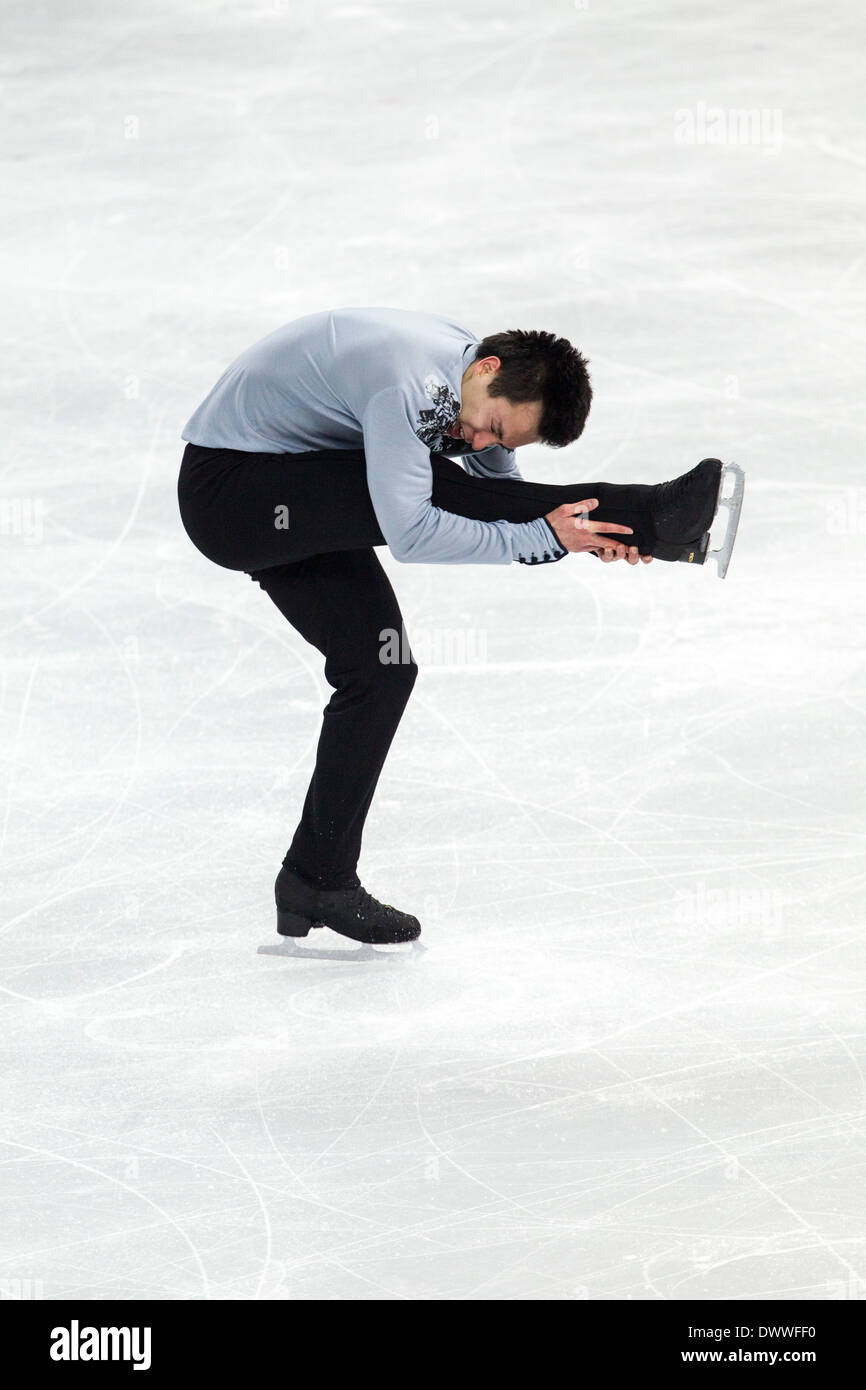 Patrick Chan (CAN) competing in the Men's Free Skating Figure Skating ...