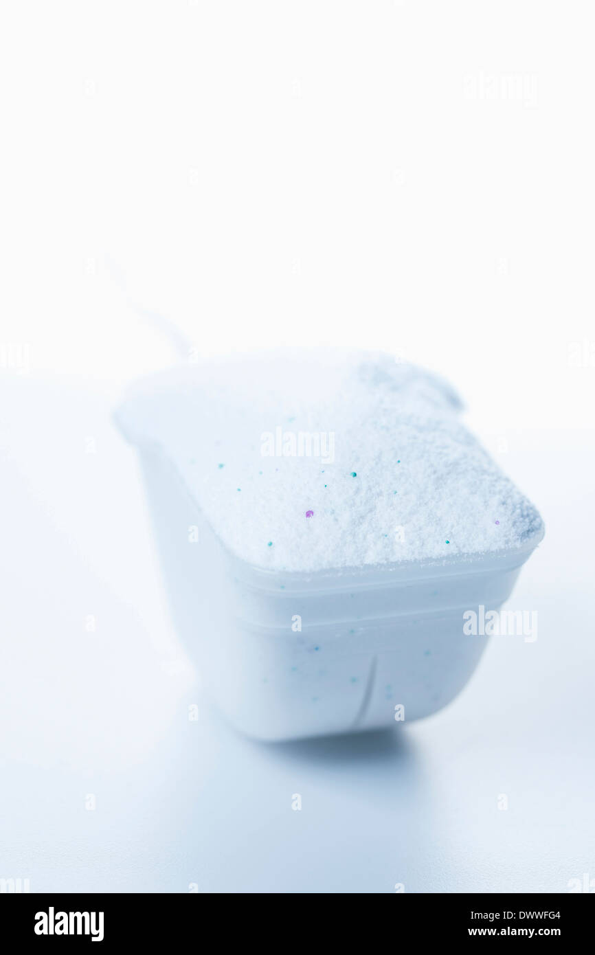 a measurement of washing powder Stock Photo - Alamy